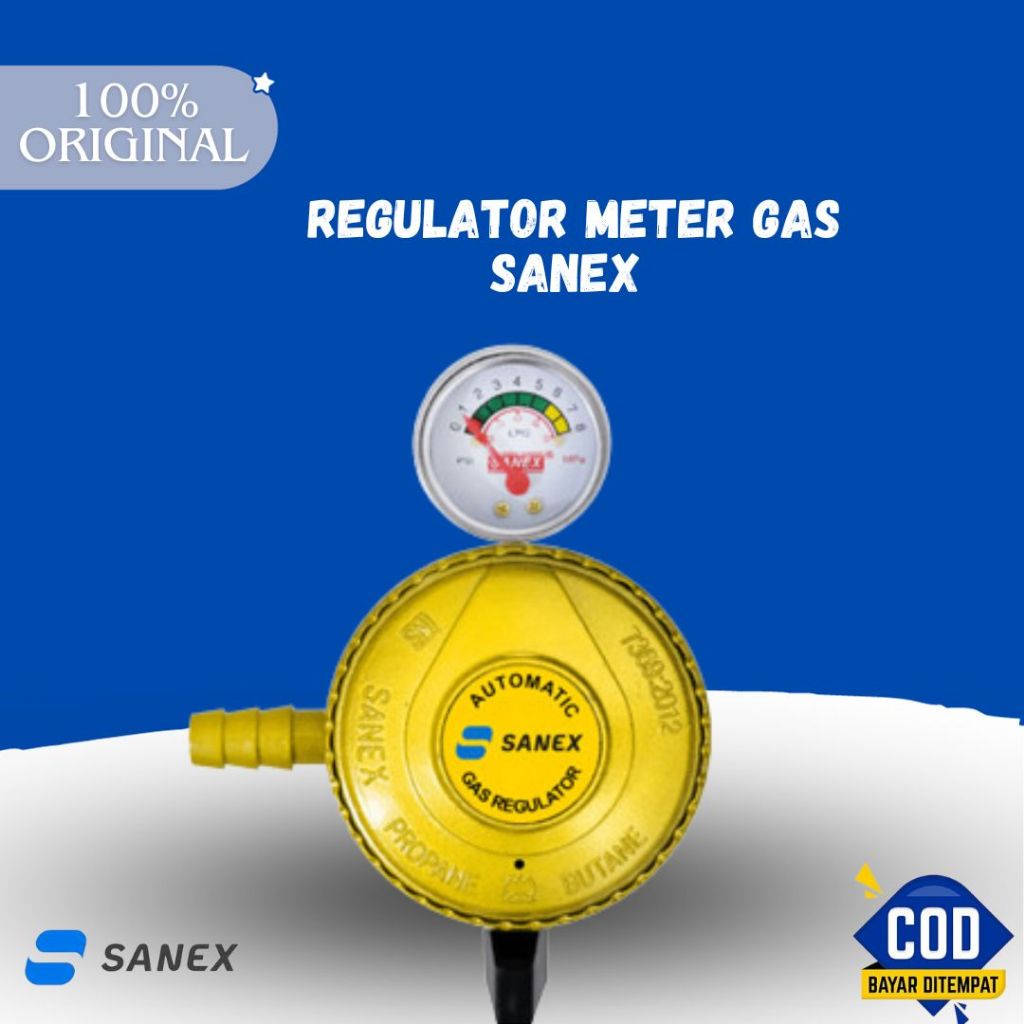 Jual Regulator Gas Sanex Meteran Regulator Tekanan Rendah regulator ...