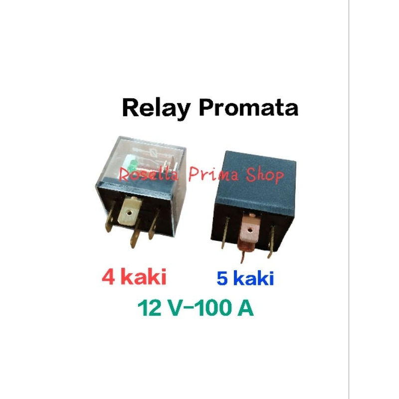 Jual Relay Klakson Kaki 4-5 Relay Lampu Kaki 4-5 - 12 Volt / 1pcs ...
