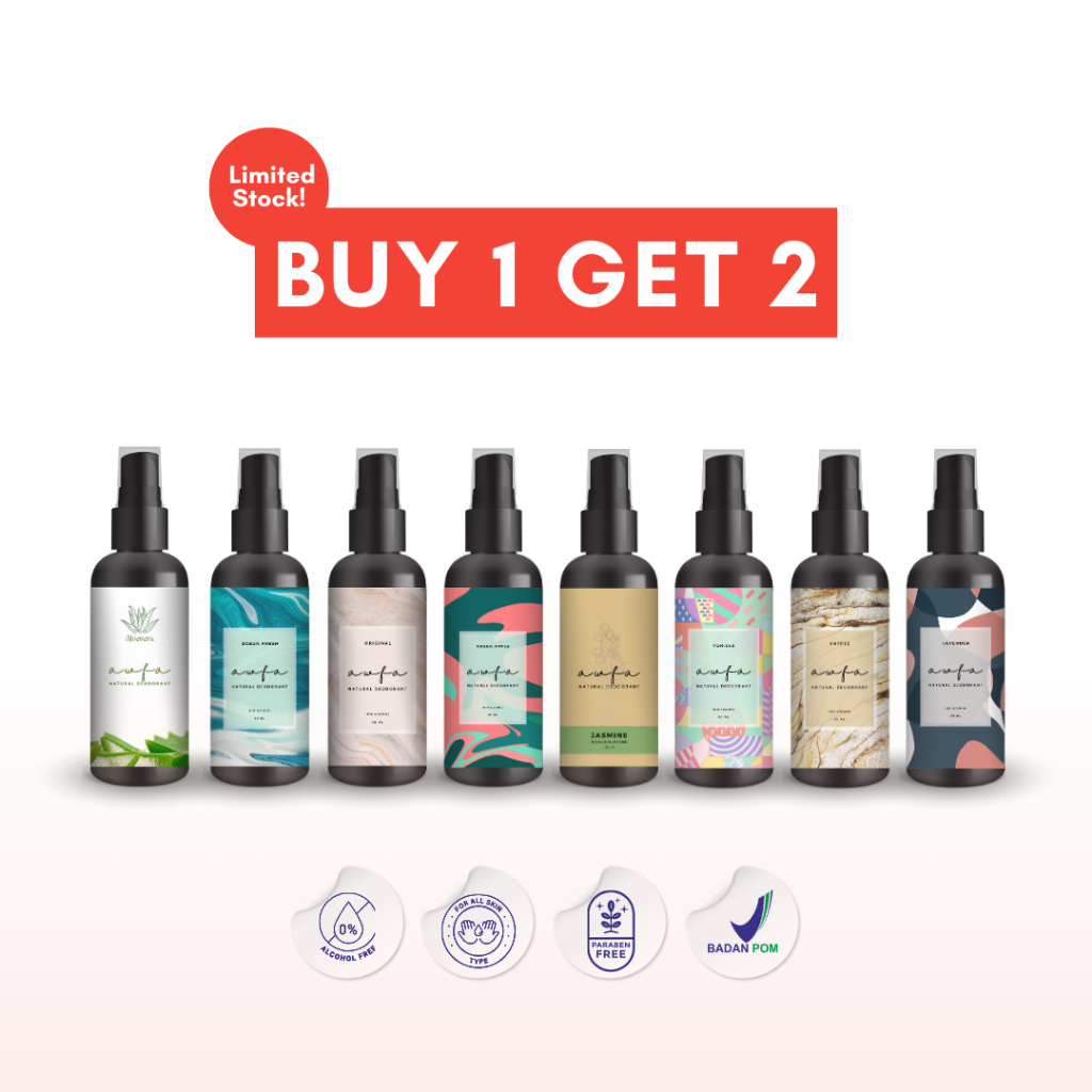 Jual Awfa Natural Deodorant Spray Ketiak Wangi Seharian Gak Ninggalin ...
