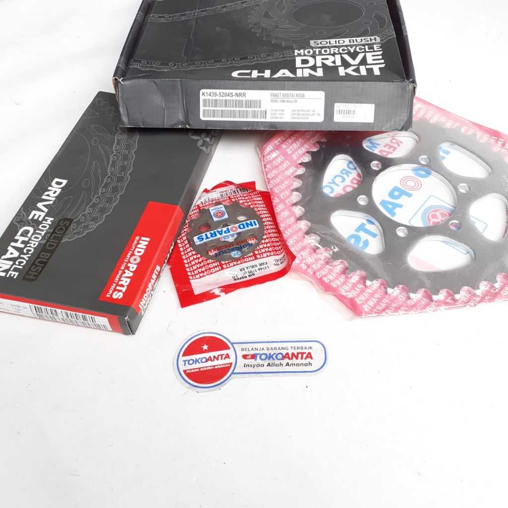 Jual Girset Gear Set Depan Belakang Kawasaki Ninja 150 RR 2T 520 SOLID ...