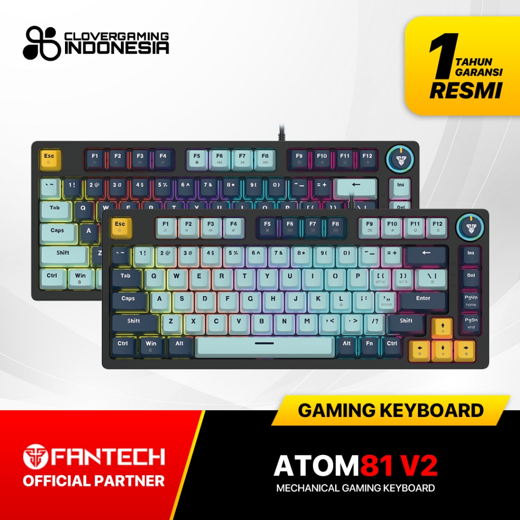 Jual Fantech Atom81 / Atom 81 Mizu Edition Mechanical Gaming Keyboard ...