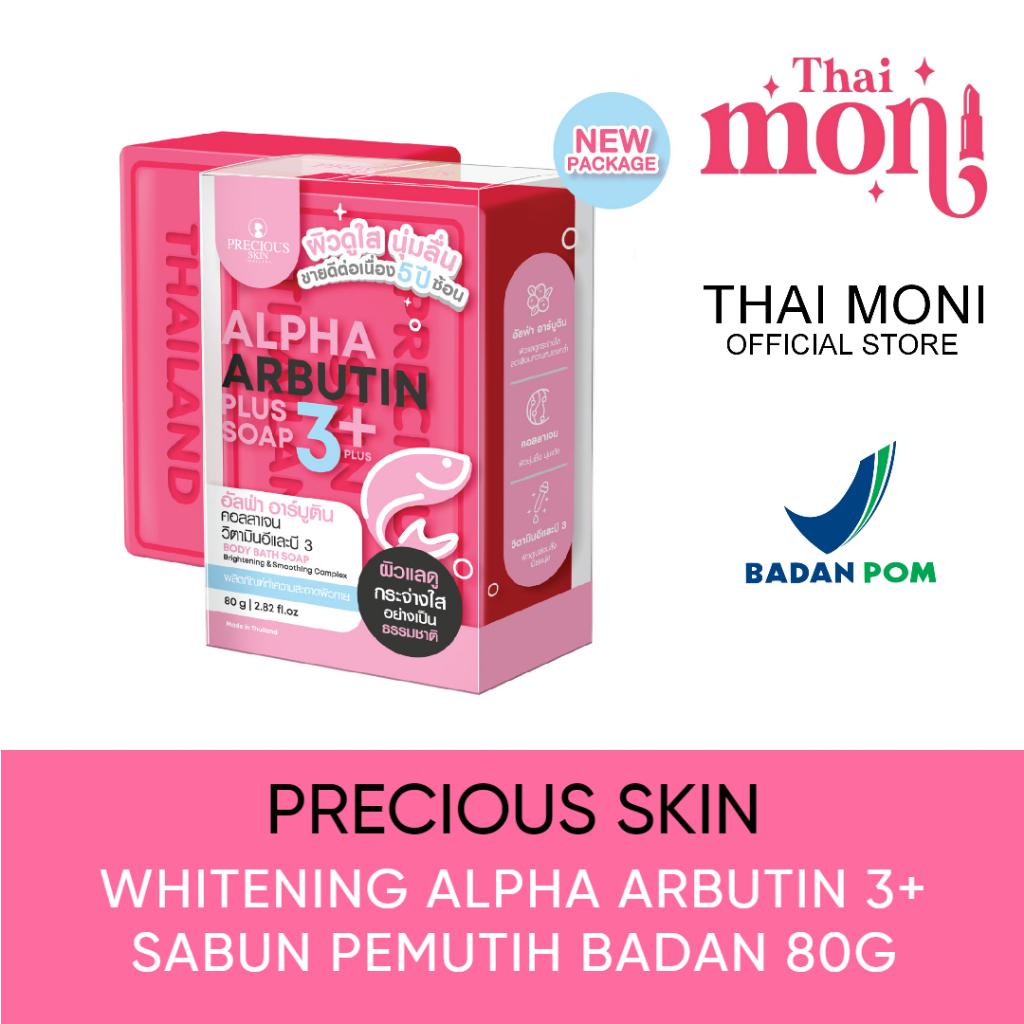 Jual Precious Skin Thailand Alpha Arbutin 3 Plus Collagen Whitening ...