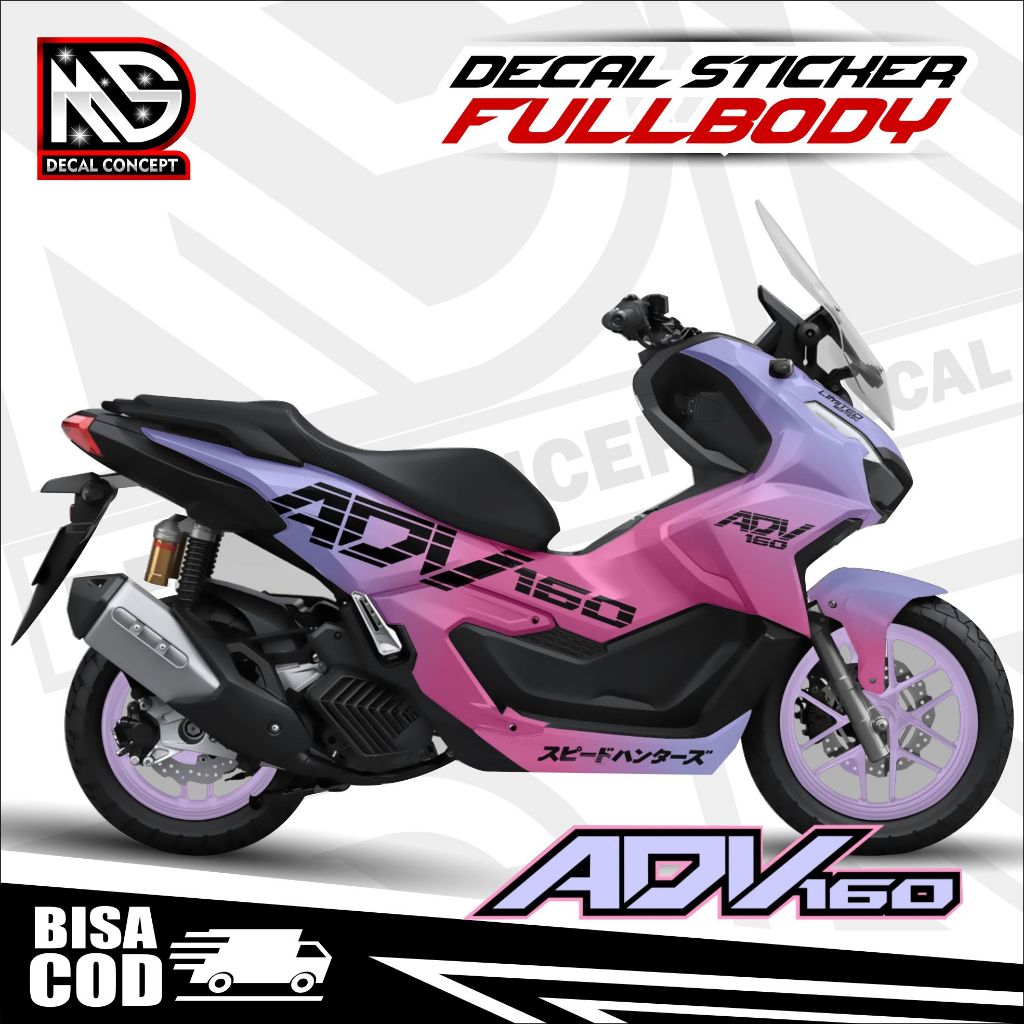 Jual Decal stiker ADV 160 Fullbody Stiker ADV 160 Fullbody Bunglon ...