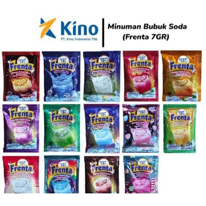 Jual minuman sachet bubuk soda segar sari frenta ready aneka varian ...