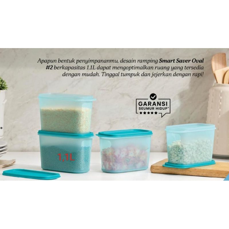 Jual smart saver oval tupperware | Shopee Indonesia