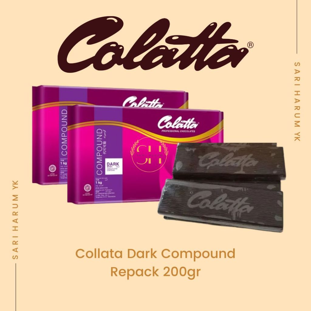 Jual Dark Compound Colatta | Coklat batang | dark coklat | 200gr ...