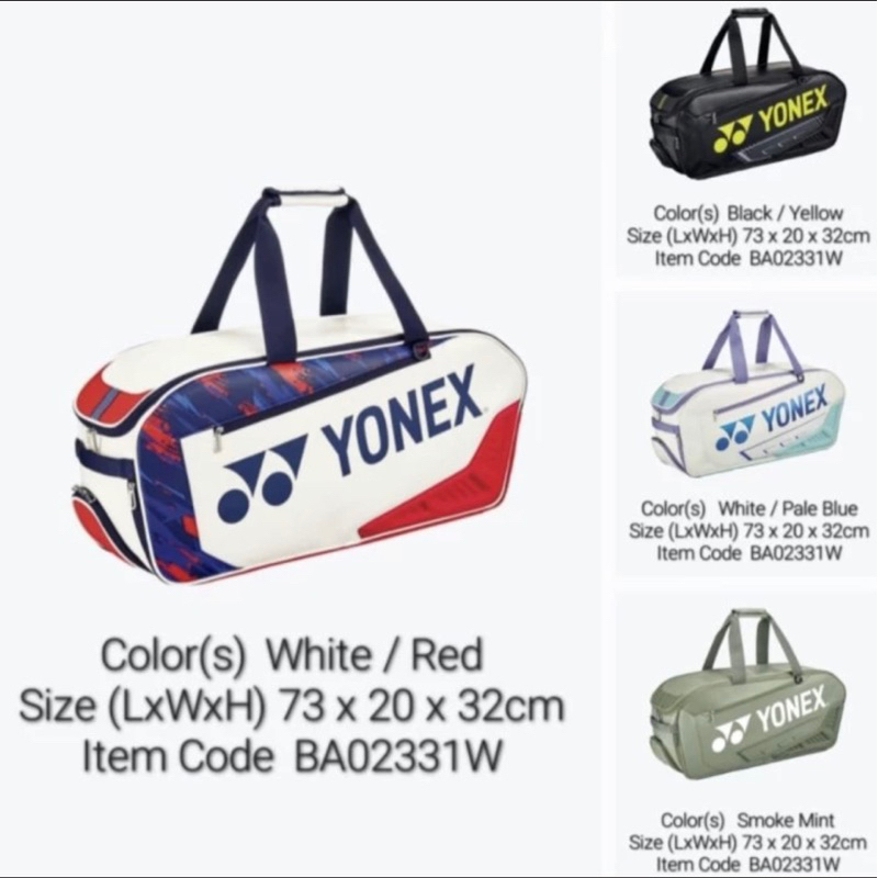 Jual Tas Yonex BA02331EX Expert Tournament Bag Original | Shopee Indonesia