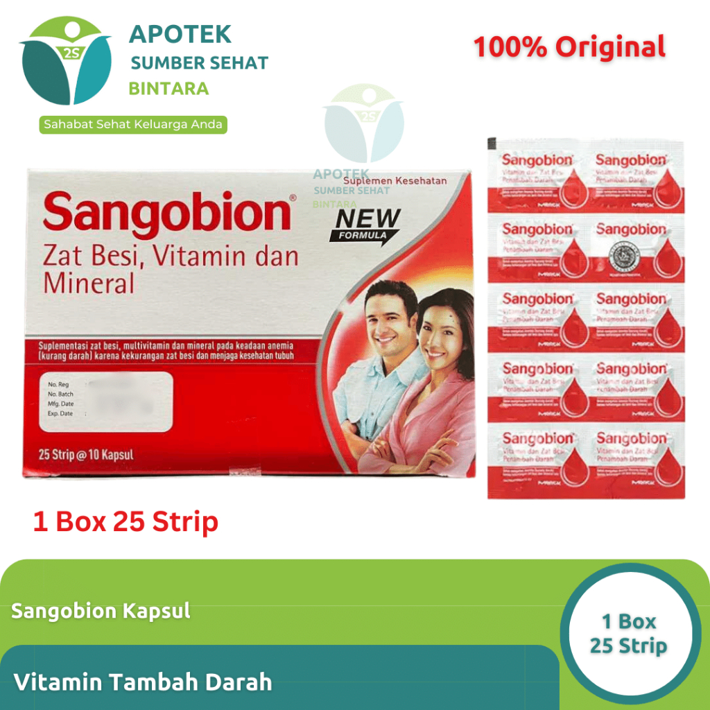 Jual [1 Box] Sangobion Kapsul - Vitamin | Shopee Indonesia