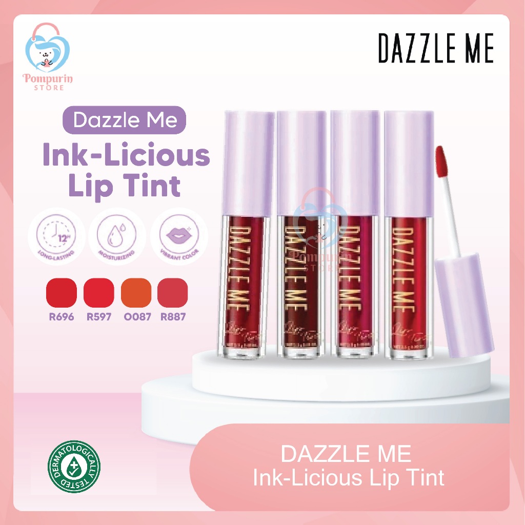 Jual DAZZLE ME Ink-Licious Lip Tint / Ink-Gloss Lip Tint 2.5ml ...