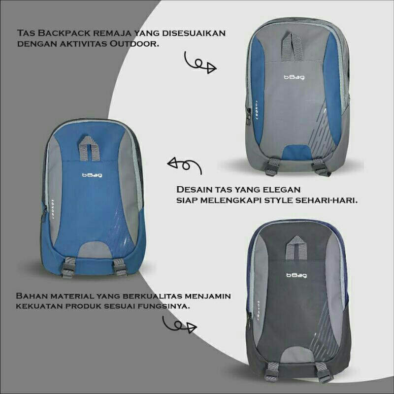 Jual Tas Ransel Backpack BBag Tas Sekolah Tas Kuliah Tas Kerja Tas ...