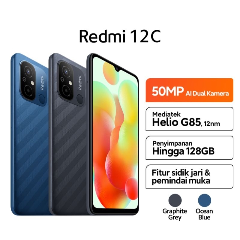 Jual Redmi 12C 4/128 Garansi Resmi Original 100% | Shopee Indonesia