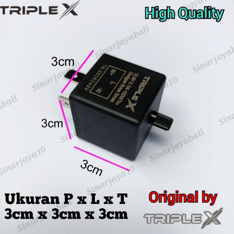 Jual flasher sein led 3pin sein mobil motor flaser relay sen 3kaki ...