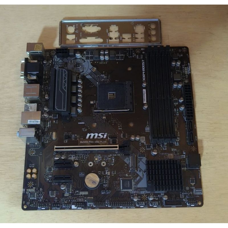 Jual MOBO/MOTHERBOAD MSI B450M PRO-VDH PLUS, SOCKET AM4, NVME / M.2 ...