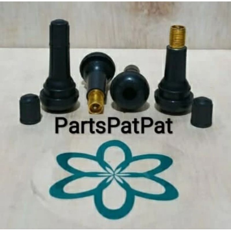 Jual PENTIL TUBLESS TUBELESS MOTOR KARET BESI PENDEK PANJANG BENGKOK ...