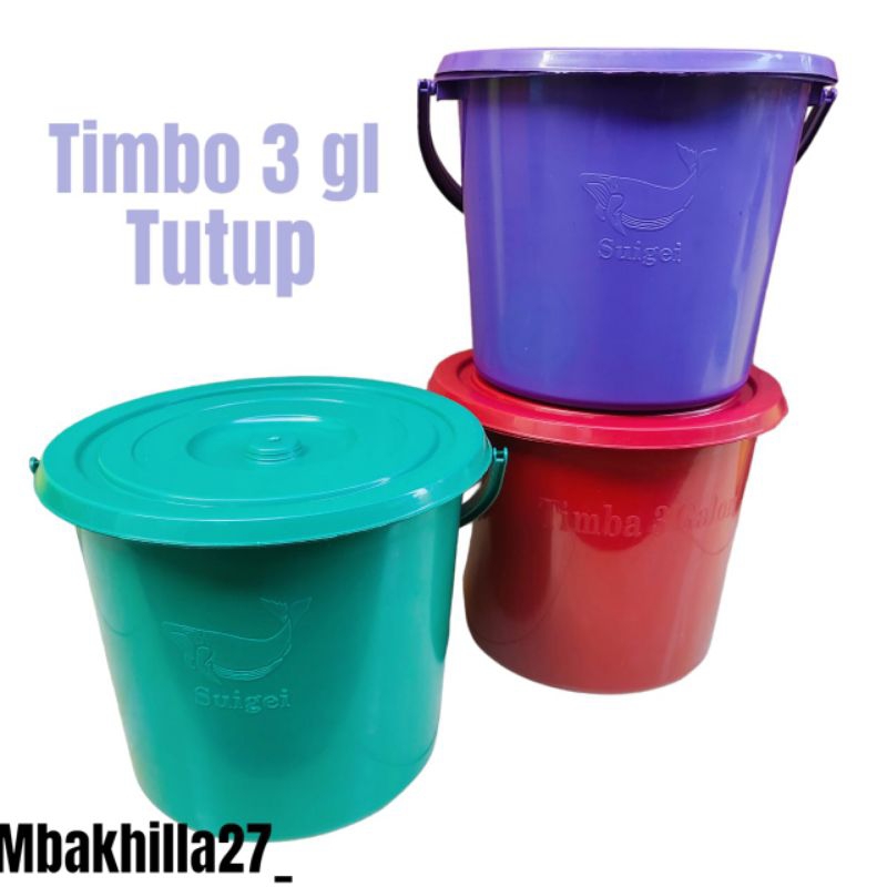 Jual TIMBO 3GALON TUTUP / TIMBO SERBAGUNA | Shopee Indonesia