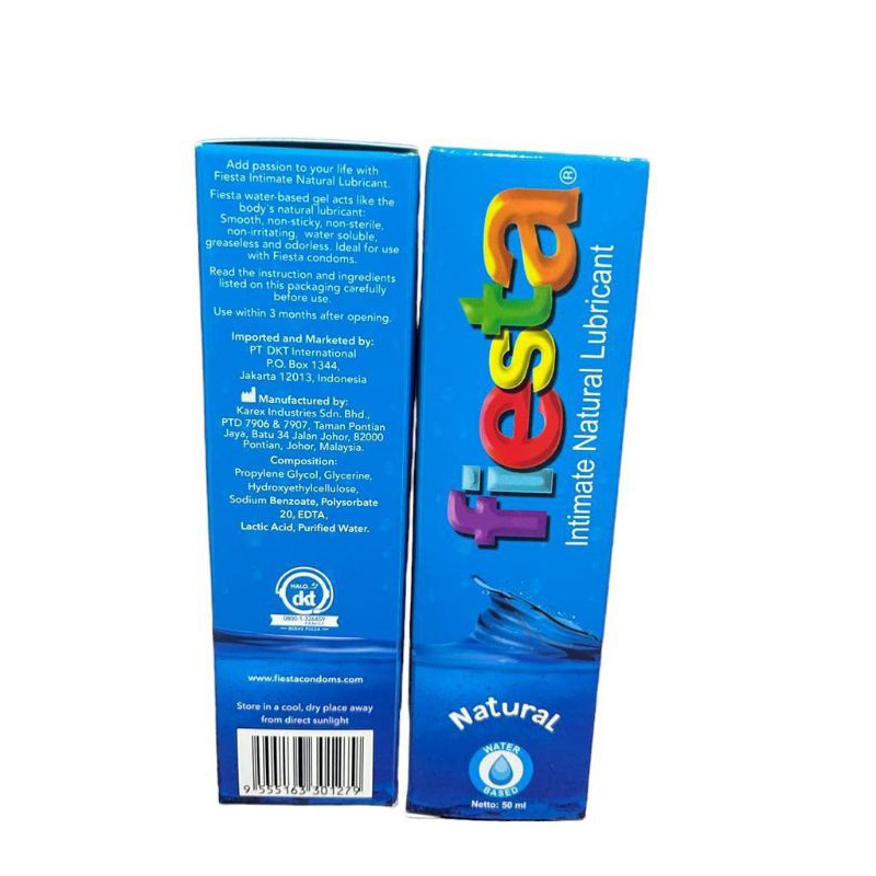 Jual Fiesta Lubricant Gel Natural 50 ml | Shopee Indonesia