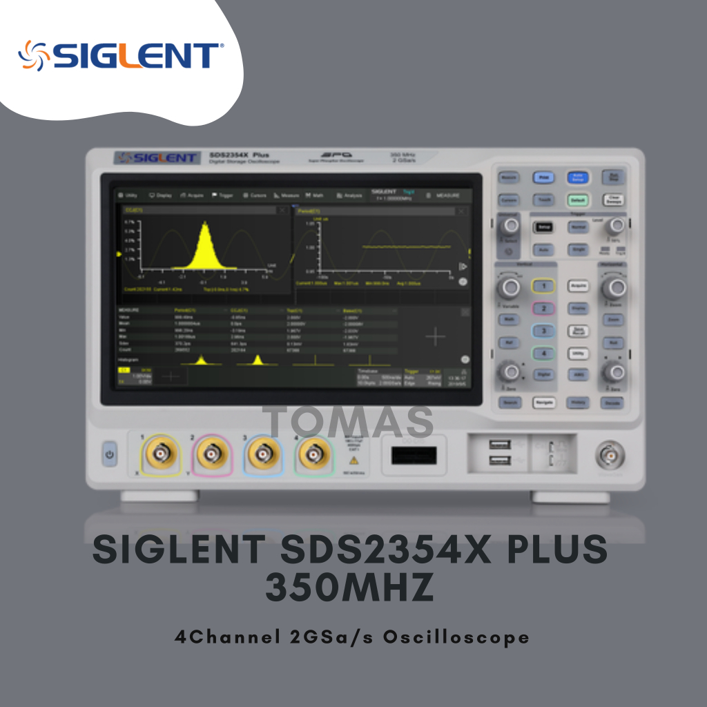 Jual 4Channel 350MHz 2GSa/s Oscilloscope Siglent SDS2354X Plus | Shopee ...