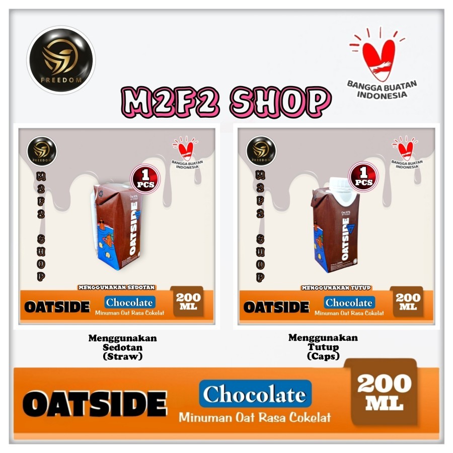 Jual OATSIDE Mini Chocolate Oat Milk | Susu Gandum Cokelat Kotak UHT ...