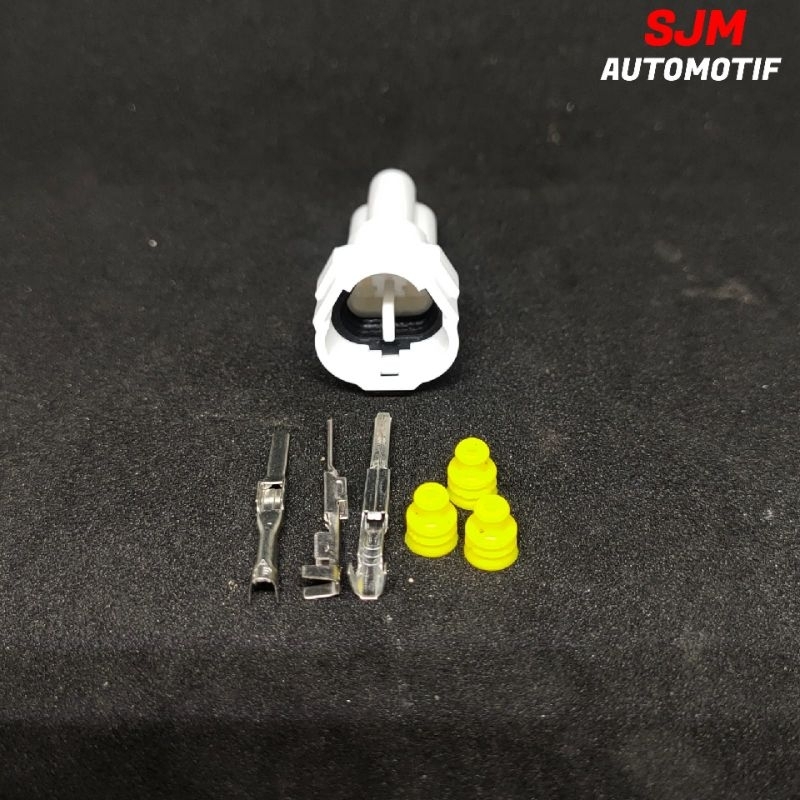 Jual soket 3 pin male socket DLC motor yamaha | Shopee Indonesia