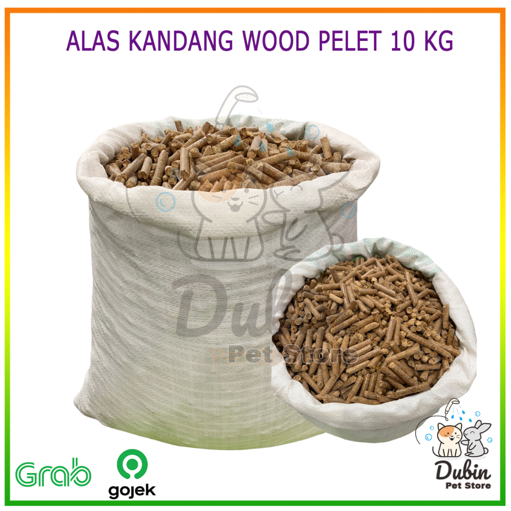 Jual Cargo-WOOD PELET 10 Kg - Pelet Kayu serbuk kayu wood litter 10 kg ...
