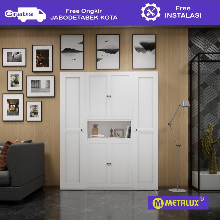 Jual METALUX KATO - Lemari Display Cabinet Elegant Rak Susun bahan Besi ...