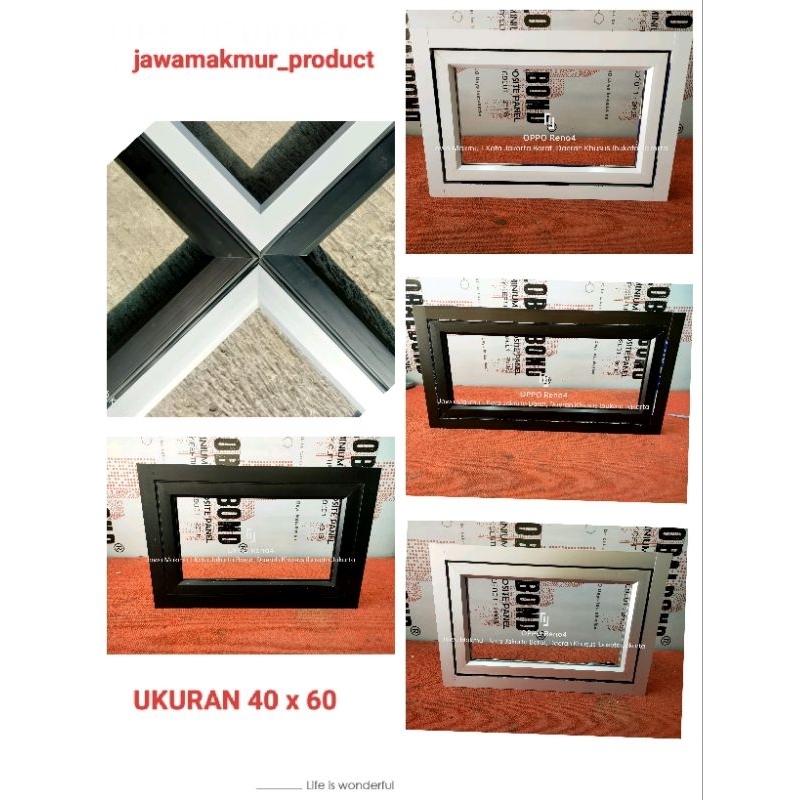 Jual JENDELA ALUMINIUM 40 X 60 TERLARIS/JENDELA BOVENLI/JENDELA KAMAR ...