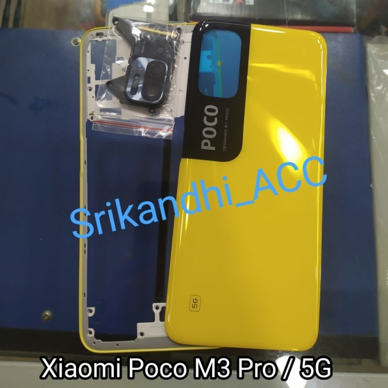Jual Cessing Hausing Fullset Xiaomi Poco M3 Pro Backdor + Tulang bazzel ...
