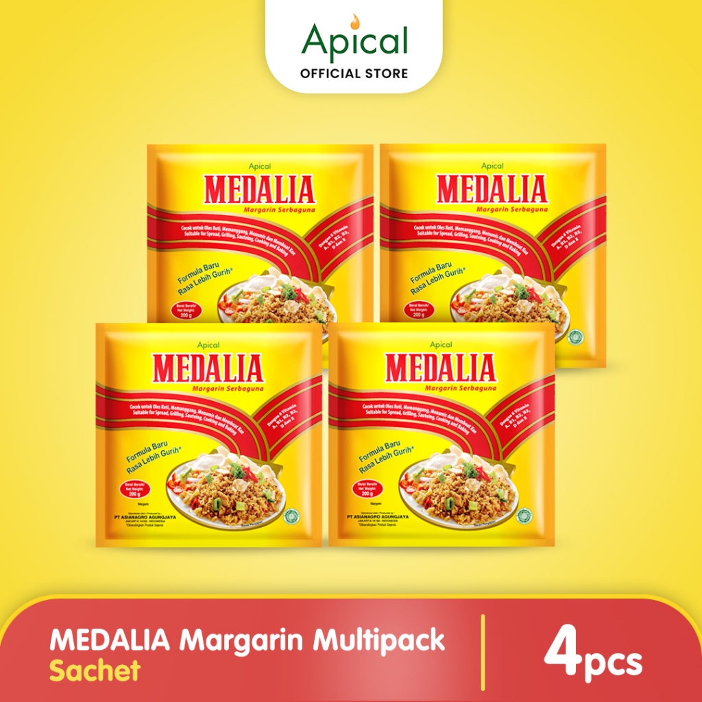 Jual Medalia Margarin Sachet 200Gr Multipacl 4 pcs | Shopee Indonesia
