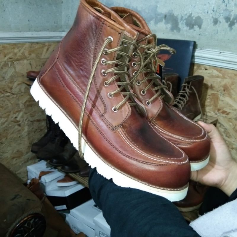 Jual sepatu boots enginering model canoemoc ll safety boots canoe mocll ...