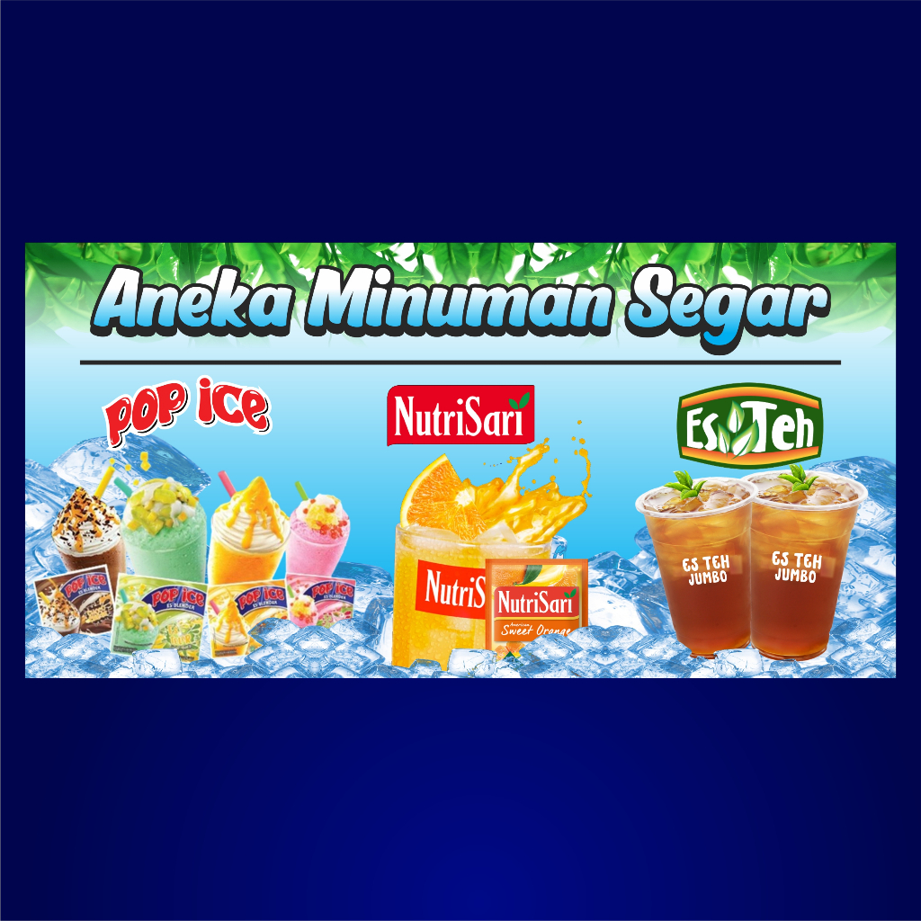 Jual Spanduk Banner Aneka Minuman Es | Shopee Indonesia