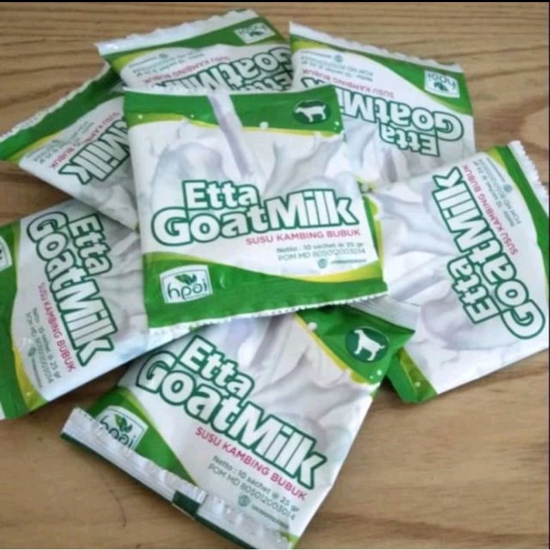 Jual ETTA GOAT MILK HNI HPAI ORIGINAL SUSU KAMBING ETTAWA 1 SACHET ...