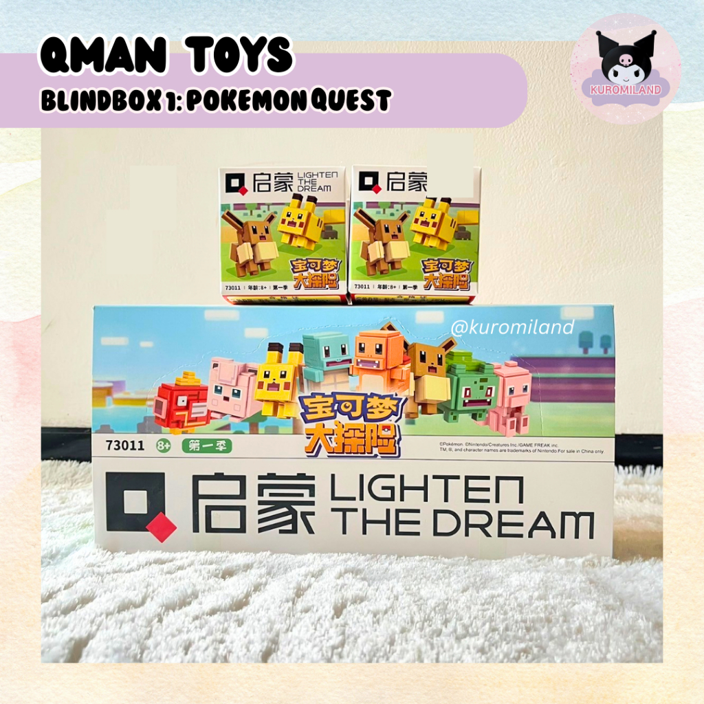 Jual QMAN TOYS Pokemon Quest Blindbox 1 - Bricks Brick Blocks Block Toy Mainan edukasi anak dan ...