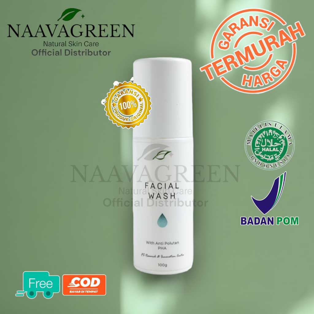 Jual NAAVAGREEN FACIAL WASH / FW NAAVAGREEN/ 100% ORIGINAL NAAVAGREEN ...