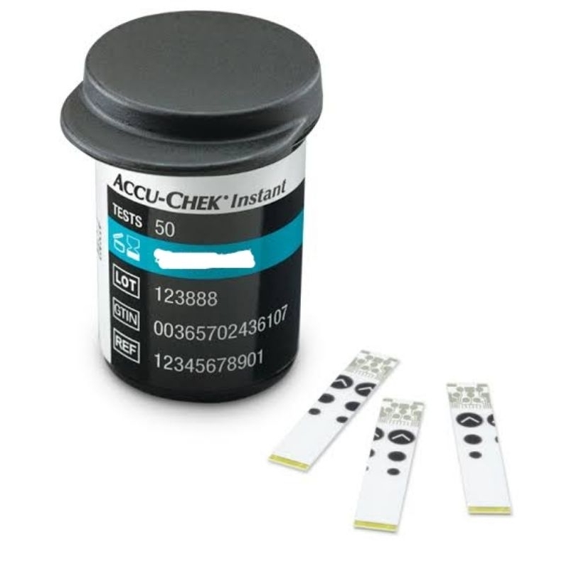 Jual Accu-Chek Instant Test Strip isi 50 dan isi 100 cek gula darah ...
