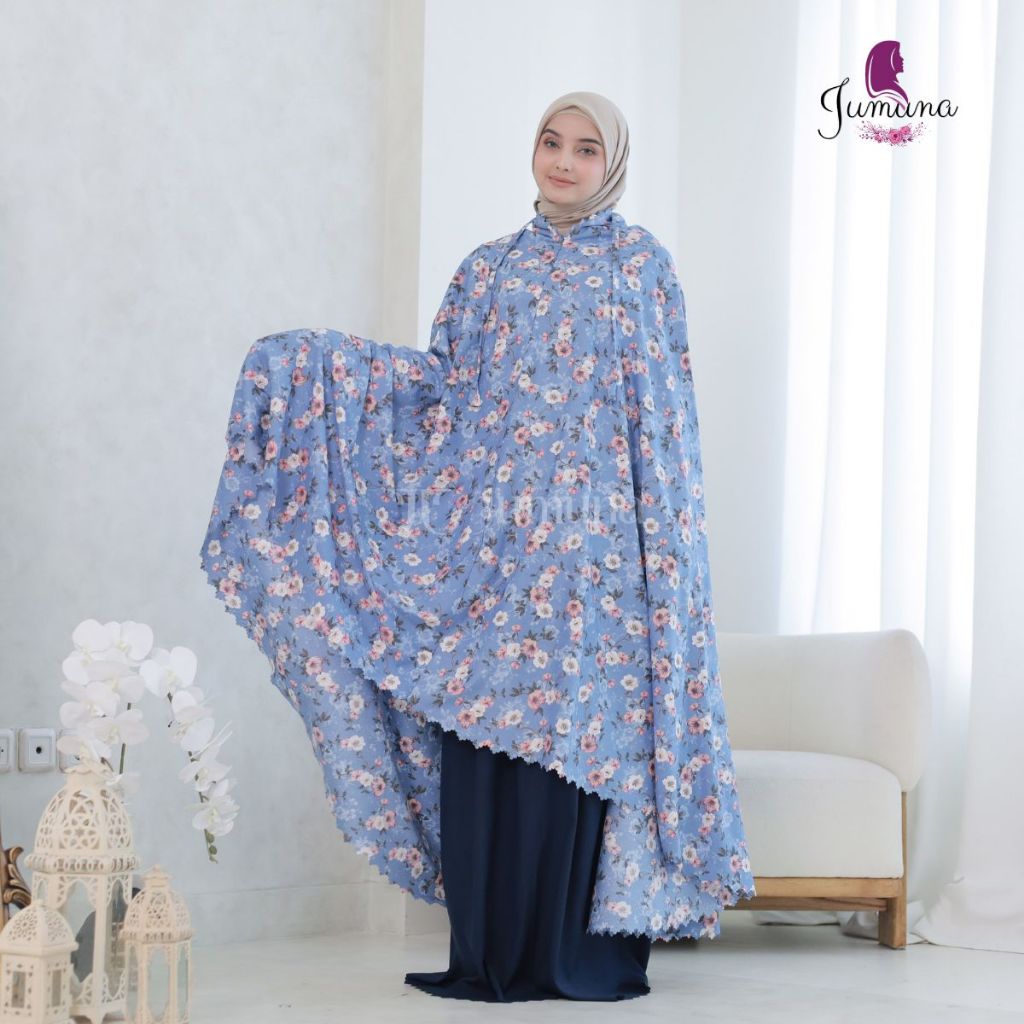 Jual Jumuna - Mukena Travelling Laser Cut Motif Floretta, Lindsay ...