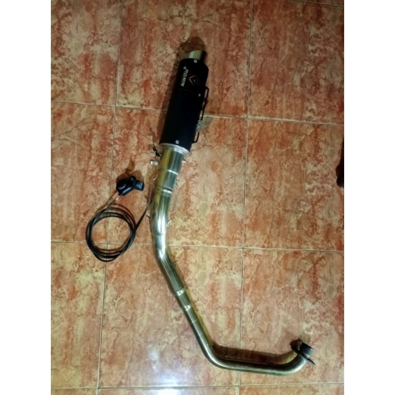 Jual knalpot 3 tech ronin katana full system | Shopee Indonesia