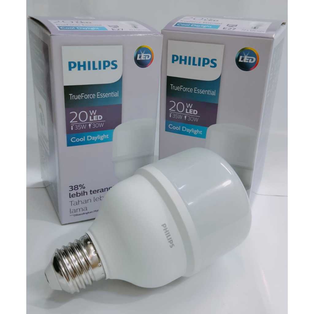 Jual LAMPU LED 20WATT PHILIPS TRUEFORCE ESSENTIAL BOHLAM LED 20W | Shopee Indonesia