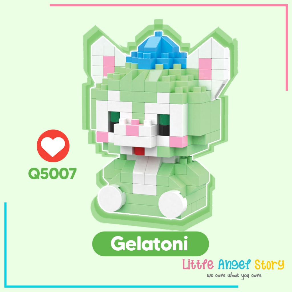 Jual Mainan anak PUZZLE BALOK SUSUN DISNEY 3D DIY Mainan Edukasi Bayi ...