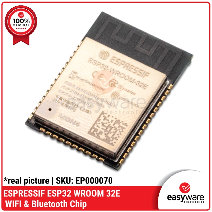 Jual Esp32e Esp Wroom 32 Esp32 Bluetooth And Wifi Chip Module Shopee