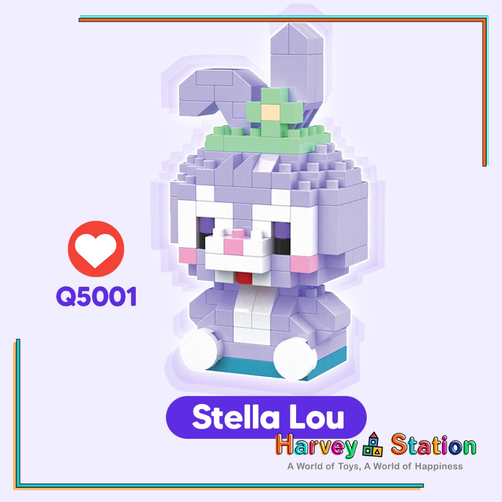 Jual Mainan anak PUZZLE BALOK SUSUN DISNEY 3D DIY Mainan Edukasi Bayi ...