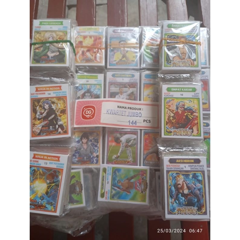 Jual (384) Kwartet DG jumbo kartu tepok murah | Shopee Indonesia