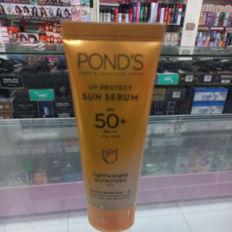 Jual ponds uv protect sun serum spf 50 PA+++ | Shopee Indonesia