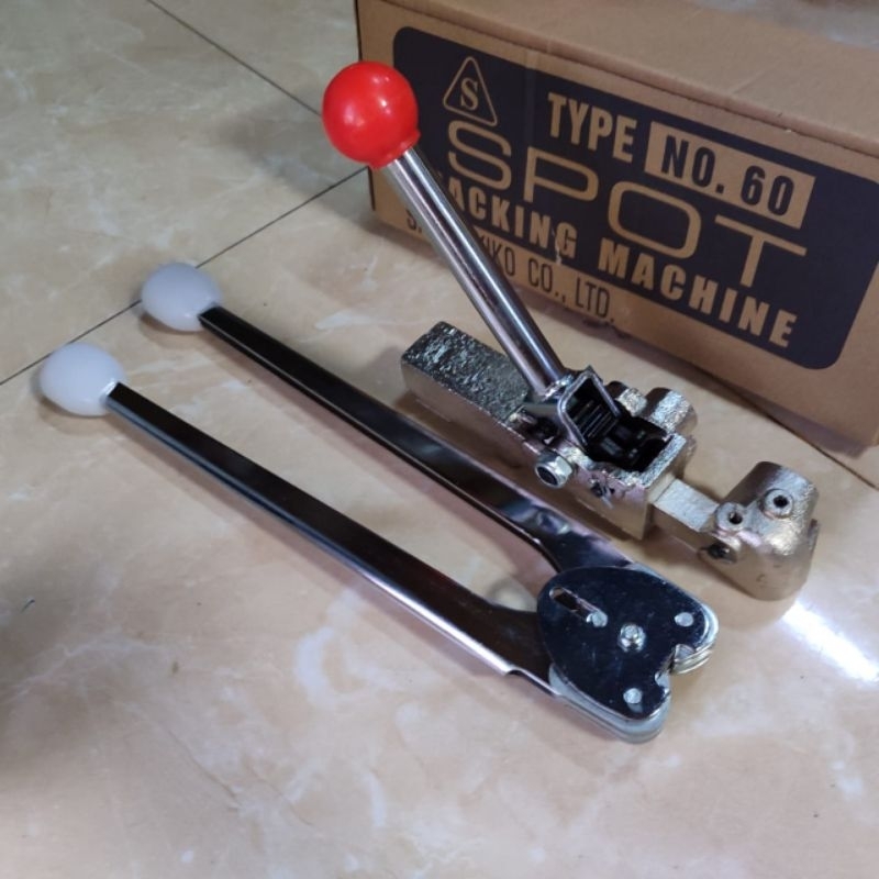 Jual Spot Steel Strapping Band Besi 16 mm 19 mm Alat packing Klem besi ...