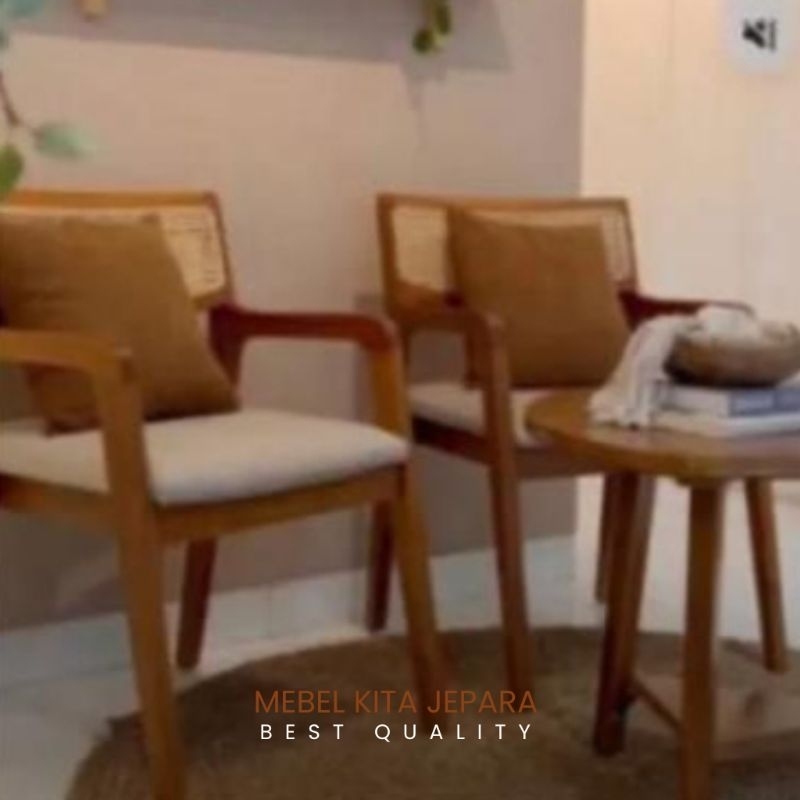 Jual Kursi Cafe Scandinavian | Sofa Makan Retro Vintage | Bangku Santai ...