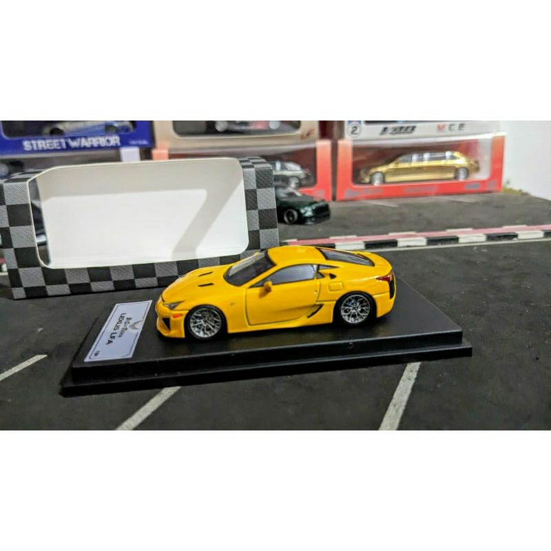 Jual Diecast DCT Diecast Team Lexus LFA Yellow Swap velg | Shopee Indonesia
