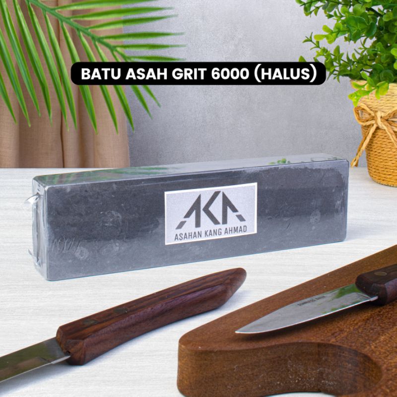 Jual ASAHAN KANG AHMAD Batu Asah Asli Alam grit 6000 halus pengasah ...