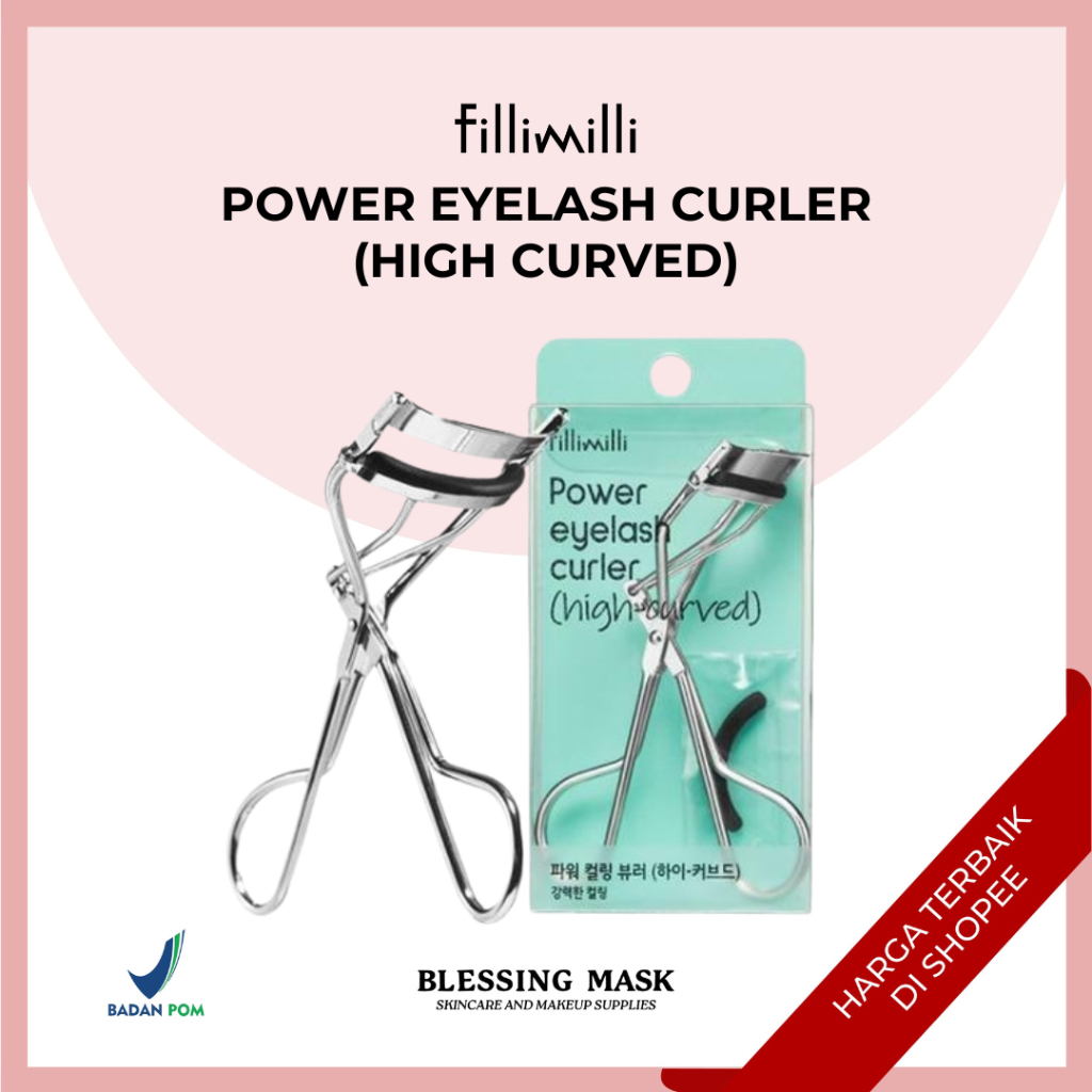 Jual FILLIMILLI Power Eyelash Curler (High-Curved) | (Medium-Curved ...