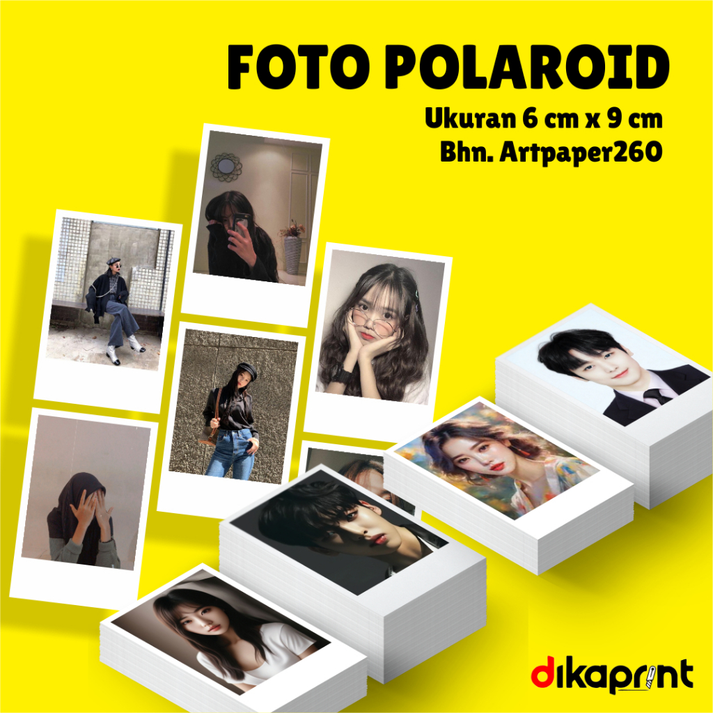Jual DIKAPRINT (BACA DESKRIPSI) Cetak Foto Polaroid ukuran 2R ( 6 x 9 ) | Shopee Indonesia