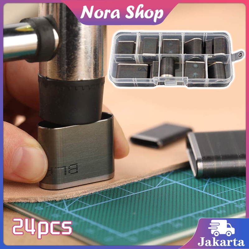 Jual 24pcs Punch Kulit Pembolong Alat Pembolong Kulit Handmade DIY ...