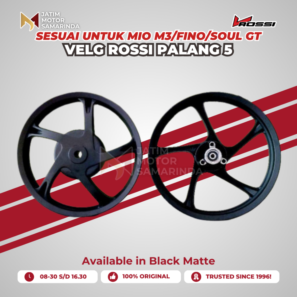 Jual V-Rossi Vrossi Velg Standar STD Palang 5 P5 Batang 5 Untuk Mio M3 ...